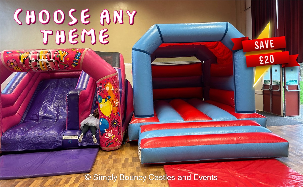 Choose Any Bouncy Castle & Mini Slide - Bouncy Castle Hire in Rochester ...