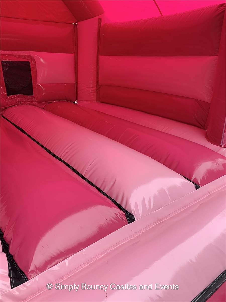 Deluxe Pink Bouncy Castle - Bouncy Castle Hire in Rochester, Dartford ...