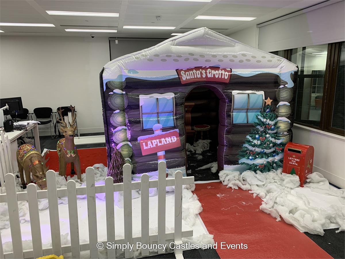 Inflatable Santa's Grotto B - Bouncy Castle Hire in Rochester, Dartford ...