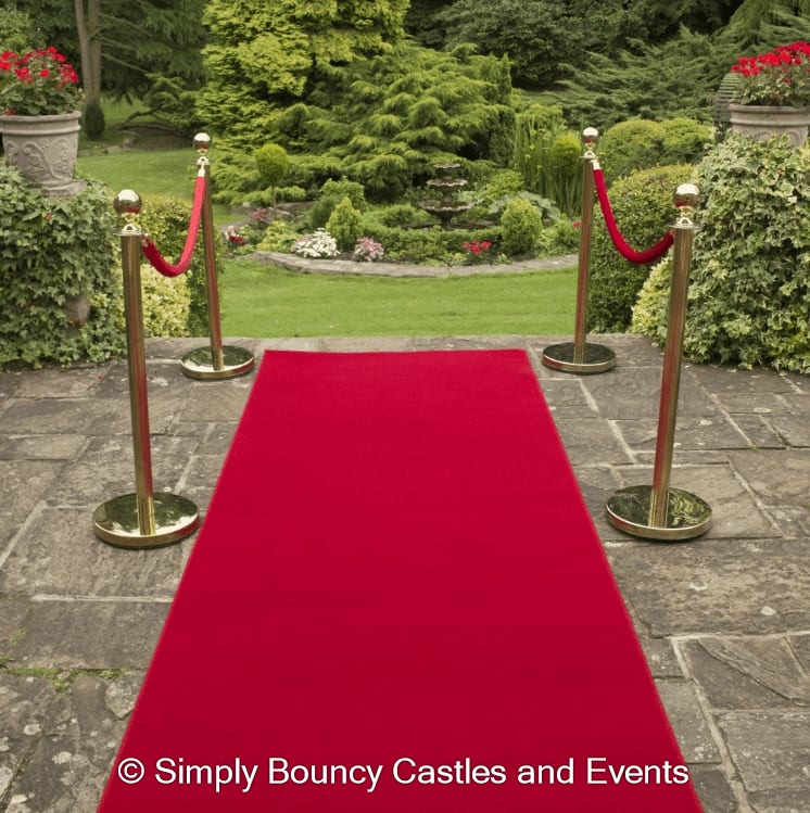 Rope Barrier and Red-Carpet Runner - Bouncy Castle Hire in Rochester ...